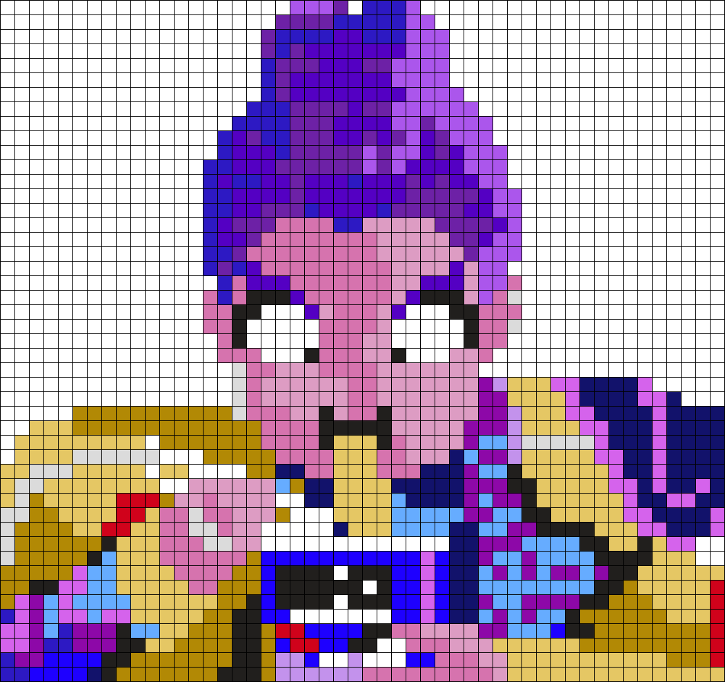 Rumi (Kpop Demon Hunters) Perler Bead Pattern | Bead Sprites | Misc ...