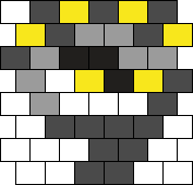 N Murder Drones Robot Serial Designation N Bead Pattern | Peyote Bead ...