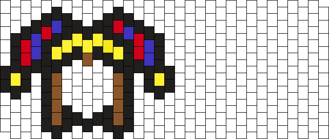 The Amazing Digital Circus Pomni Kandi Pattern SMALL Pony Bead Patterns ...