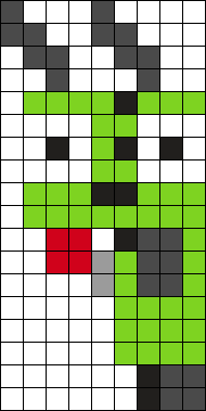 Gir! Perler Bead Pattern | Bead Sprites | Misc Fuse Bead Patterns