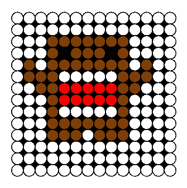Cl@ssic Domo Perler Bead Pattern | Bead Sprites | Misc Fuse Bead Patterns