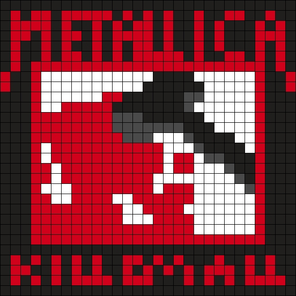 Kill Em All Perler Bead Pattern | Bead Sprites | Misc Fuse Bead Patterns
