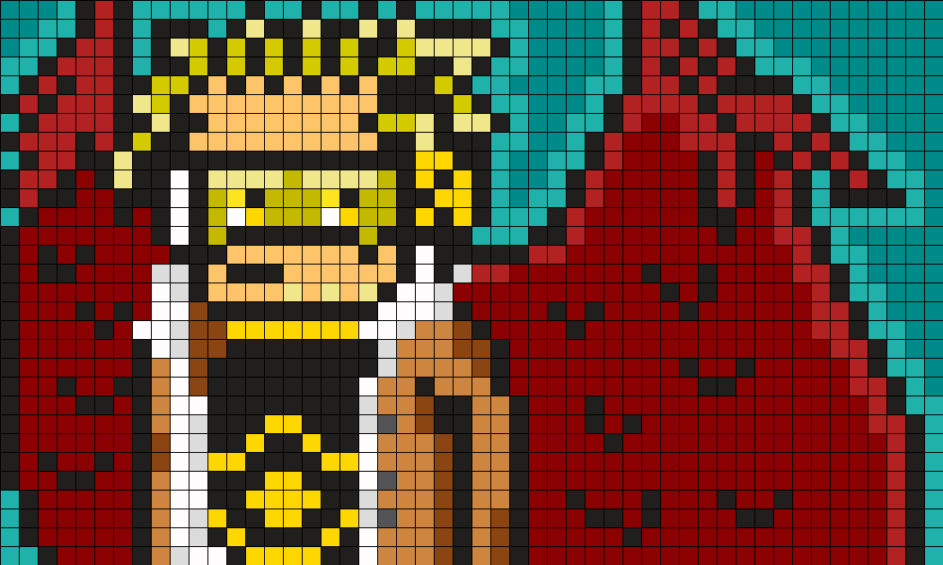 Chibi Hawks Perler Bead Pattern | Bead Sprites | Misc Fuse Bead Patterns