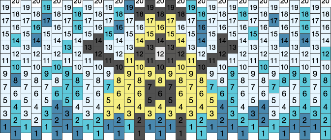 Bill Cipher(with Flames) Pony Bead Patterns | Misc Kandi Patterns for ...