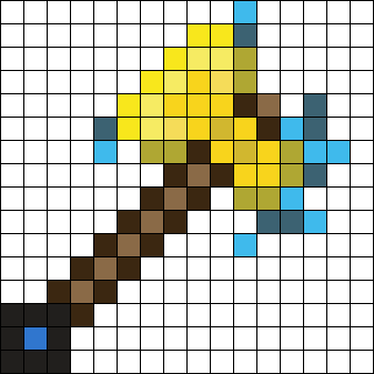 Mcsm Command Block Axe Perler Bead Pattern | Bead Sprites | Misc Fuse ...
