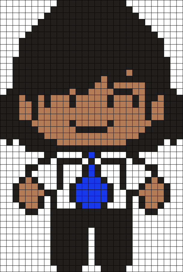 Youtooz Zubin Sedghi :3 Perler Bead Pattern | Bead Sprites | Misc Fuse ...