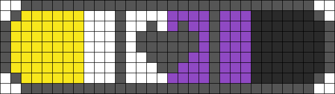 Non Binary Pride Bandaid Perler Bead Pattern | Bead Sprites | Misc Fuse ...