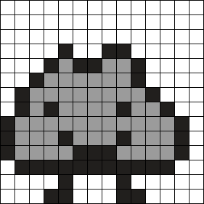 Rocky Perler Bead Pattern | Bead Sprites | Misc Fuse Bead Patterns