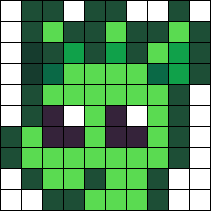 Alien (Pony Town) Perler Bead Pattern | Bead Sprites | Misc Fuse Bead ...