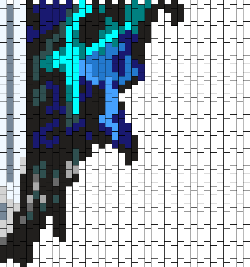 Devil May Cry 5 Vergil's Emblem 4/4 Pony Bead Patterns | Misc Kandi ...