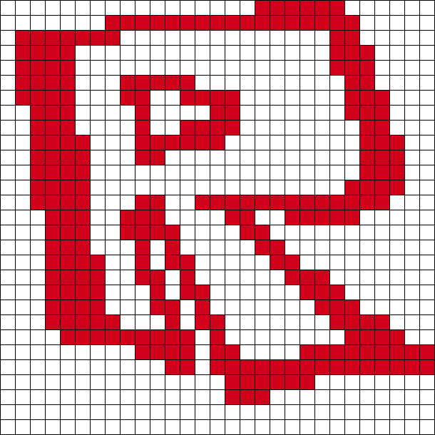 OG Roblox Logo - 29 X 29 Perler Bead Pattern | Bead Sprites | Misc Fuse ...