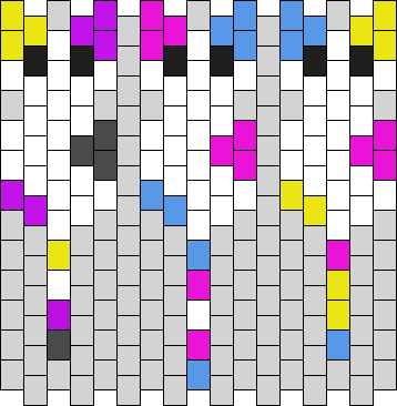 Non Binary, Trans, Pan Cats Pony Bead Patterns | Misc Kandi Patterns ...