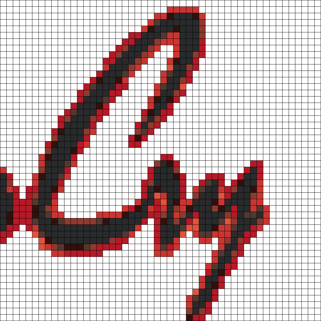 Devil May Cry 3/3 Perler Bead Pattern | Bead Sprites | Misc Fuse Bead ...