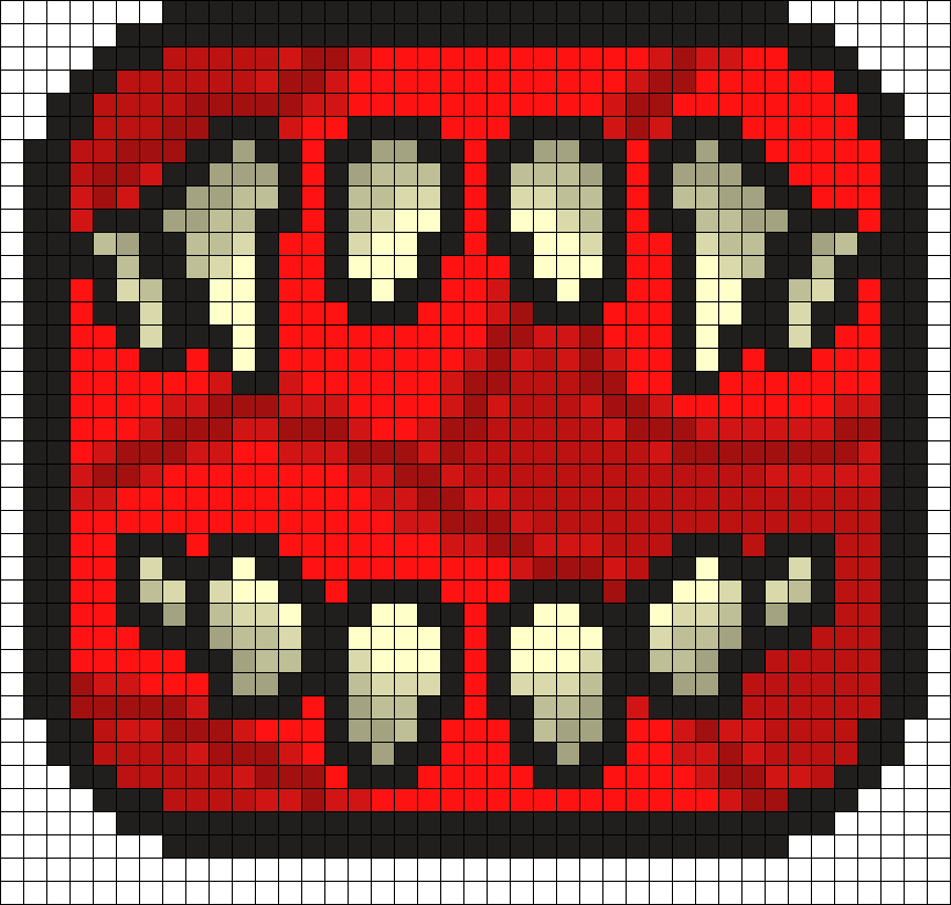 Kandi Patterns for Kandi Cuffs - Pony Bead Patterns - Perler Bead Patterns