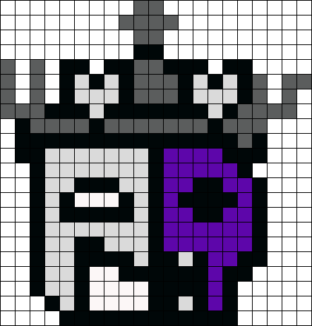 Noli Laugh Face (forsaken) Perler Bead Pattern | Bead Sprites | Misc ...