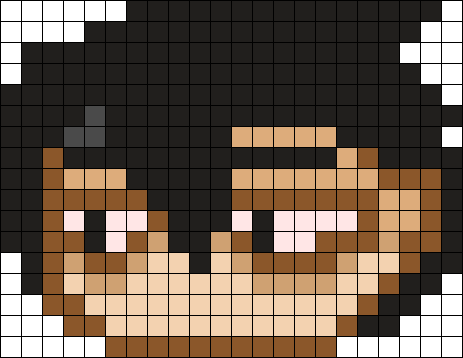 Vincent {dead Plate} Perler Bead Pattern | Bead Sprites | Misc Fuse ...