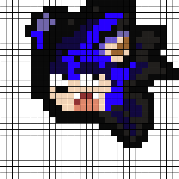 Sonic Perler Bead Pattern | Bead Sprites | Misc Fuse Bead Patterns