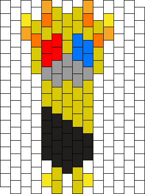 Mituna Captor Charm Pony Bead Patterns | Misc Kandi Patterns for Kandi ...