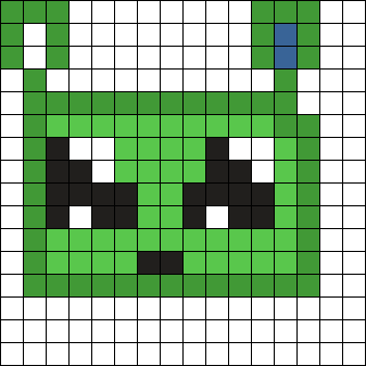 Ikea Alien Perler! Perler Bead Pattern | Bead Sprites | Misc Fuse Bead ...