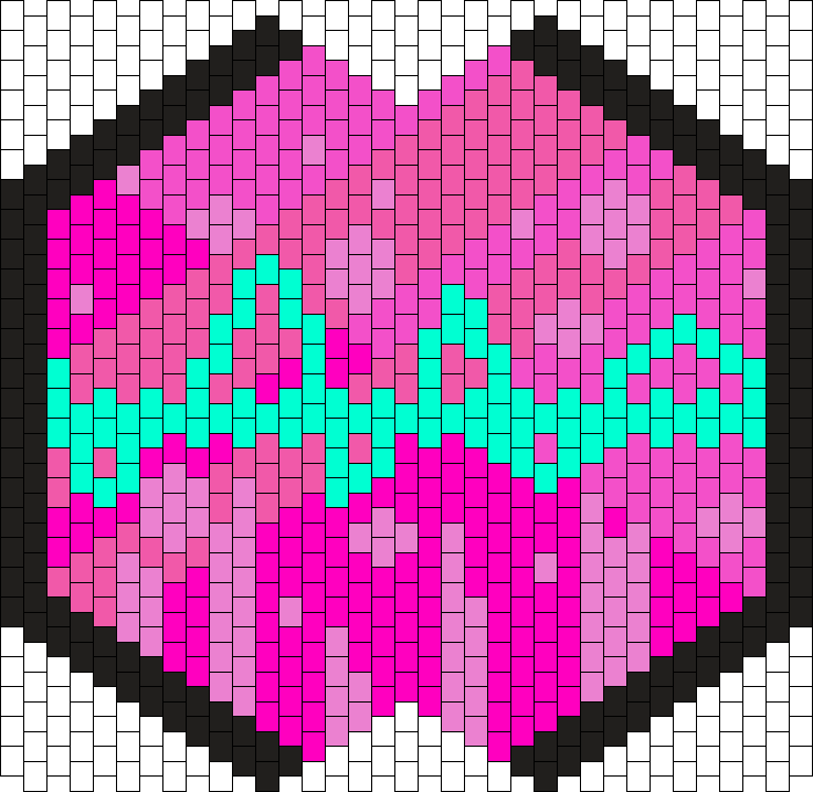 Mepad Ii Mask Pony Bead Patterns | Misc Kandi Patterns for Kandi Cuffs