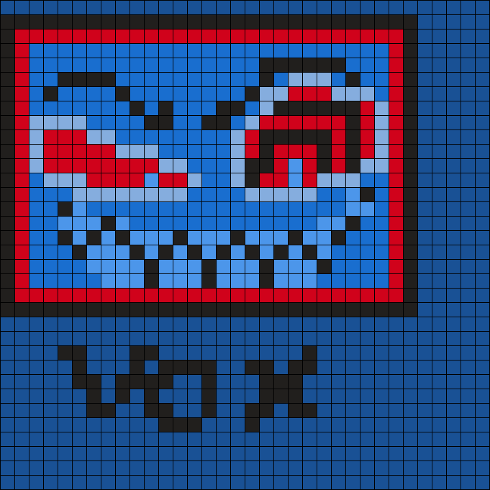 Vox Perler Bead Pattern | Bead Sprites | Misc Fuse Bead Patterns