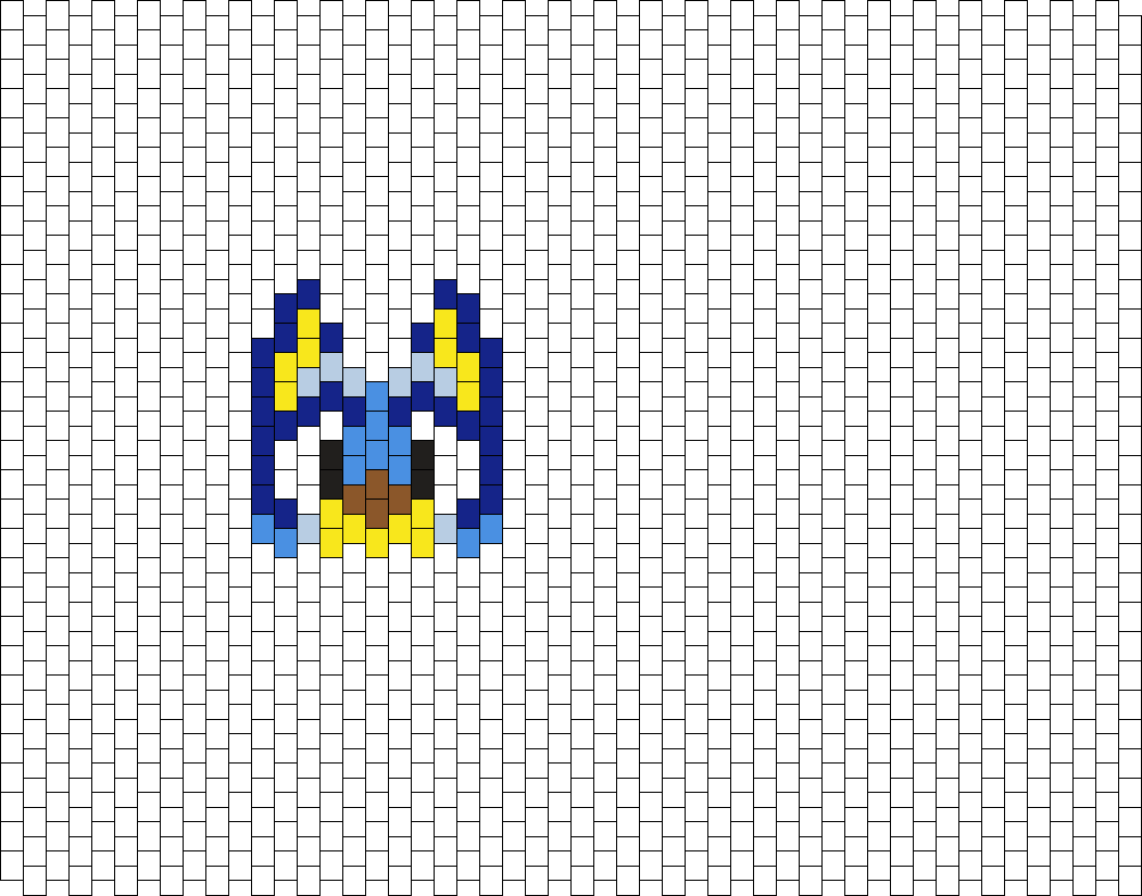 Bluey!!! Pony Bead Patterns | Misc Kandi Patterns for Kandi Cuffs
