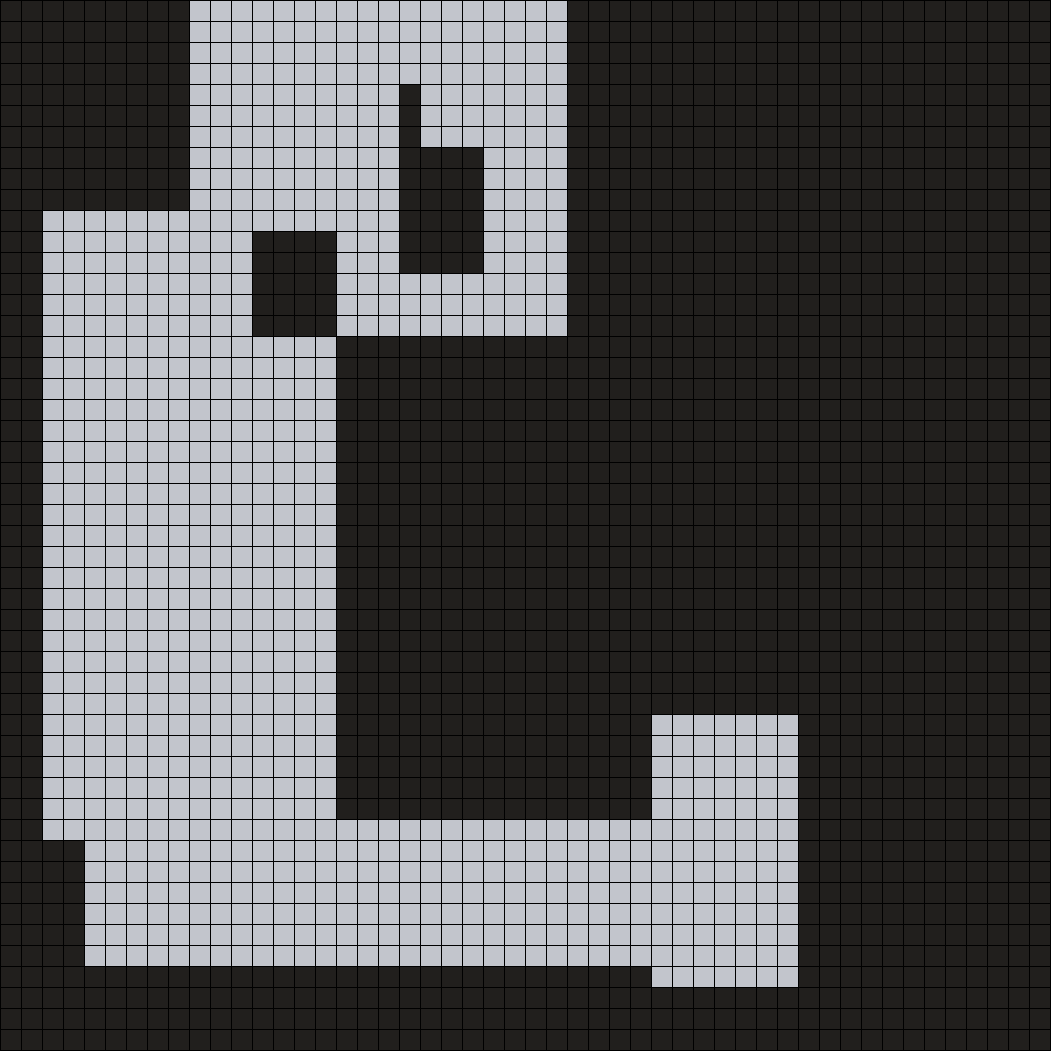 8 Bit Ghost Child (FNaF 2 SAVE THEM Mini Game) Perler Bead Pattern ...