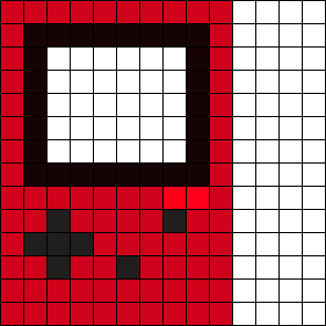 Gameboy Perler Bead Pattern | Bead Sprites | Misc Fuse Bead Patterns