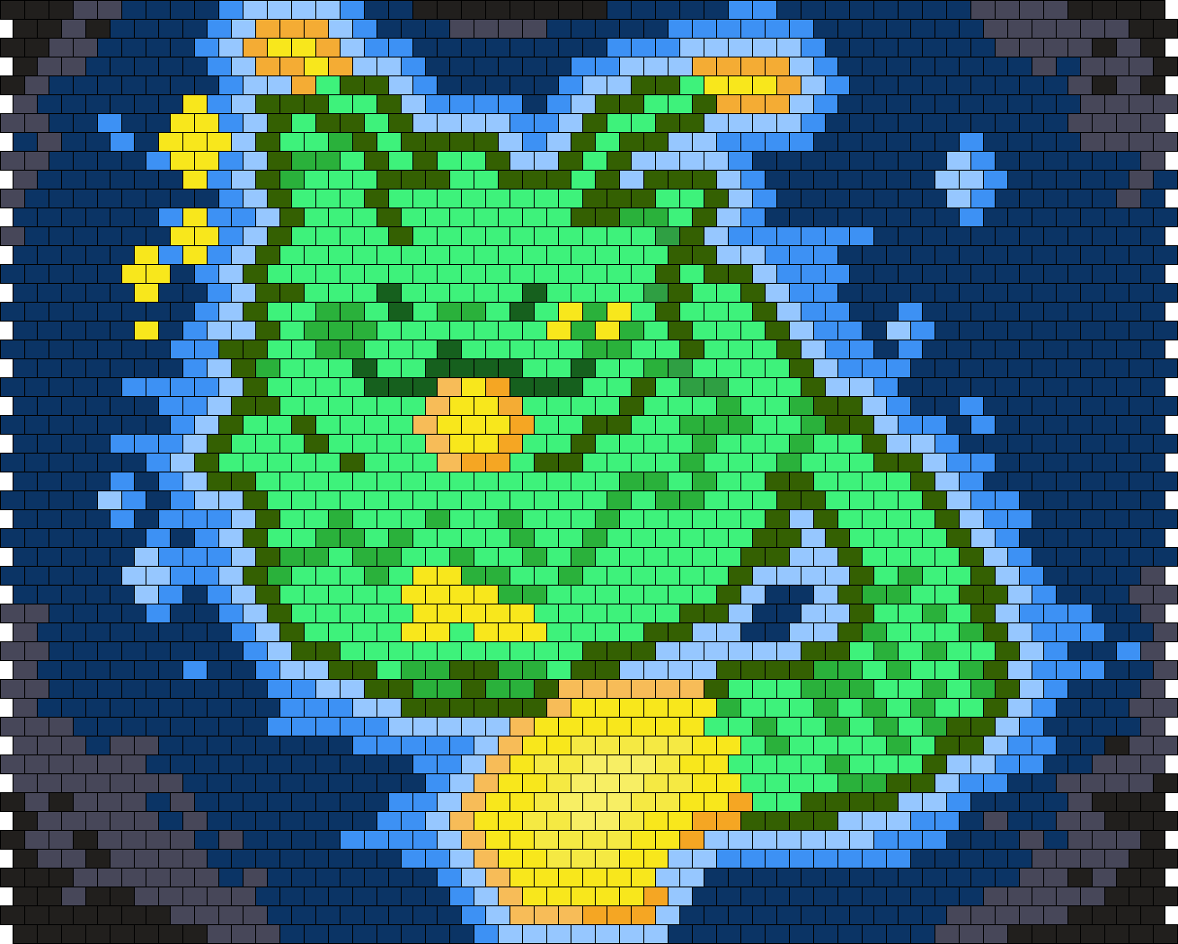 Gnarpy Bead Pattern | Peyote Bead Patterns | Misc Bead Patterns
