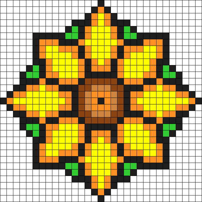 Perler Bead Template