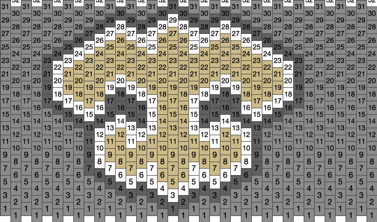 Saints Cuff Pony Bead Patterns | Misc Kandi Patterns for Kandi Cuffs