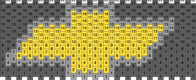 Chevy Logo Pony Bead Patterns | Misc Kandi Patterns for Kandi Cuffs