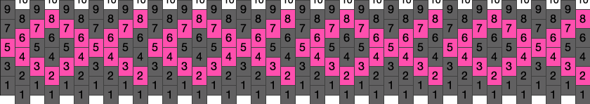 Cause Ribbon Pony Bead Patterns | Misc Kandi Patterns for Kandi Cuffs