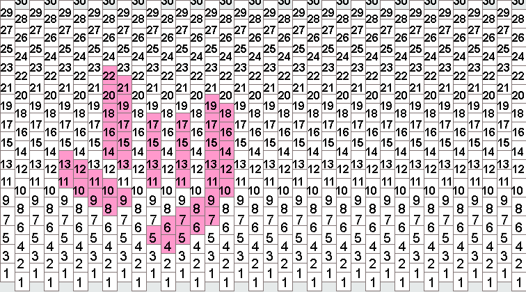 Ilu Sign Pony Bead Patterns | Misc Kandi Patterns for Kandi Cuffs