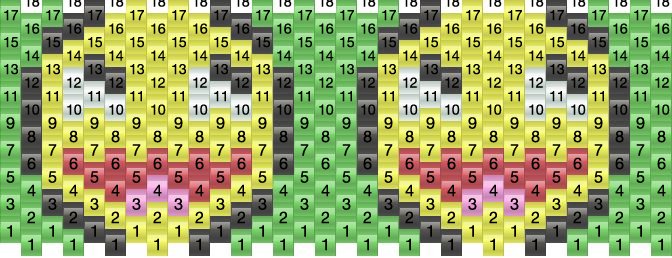 Awesome Smiley Small Pony Bead Patterns | Misc Kandi Patterns for Kandi ...