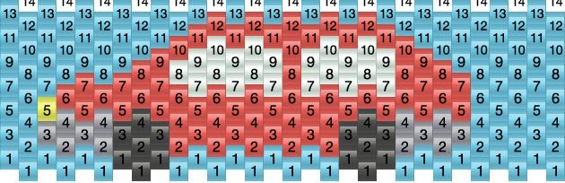 Car Pony Bead Patterns | Misc Kandi Patterns for Kandi Cuffs