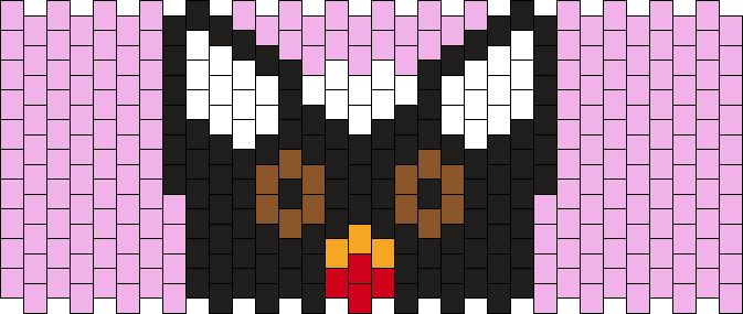 Black Furby Pony Bead Patterns | Misc Kandi Patterns for Kandi Cuffs