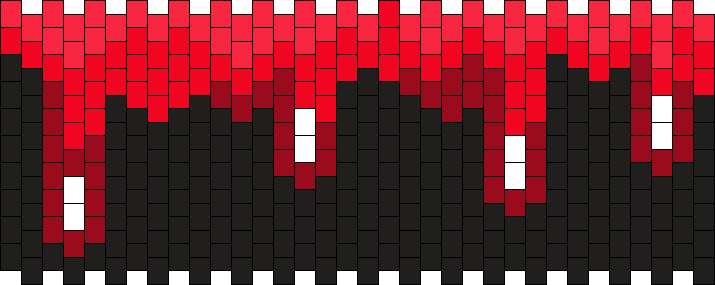 Very Realistic Blood Cuff O-0 Pony Bead Patterns | Misc Kandi Patterns ...