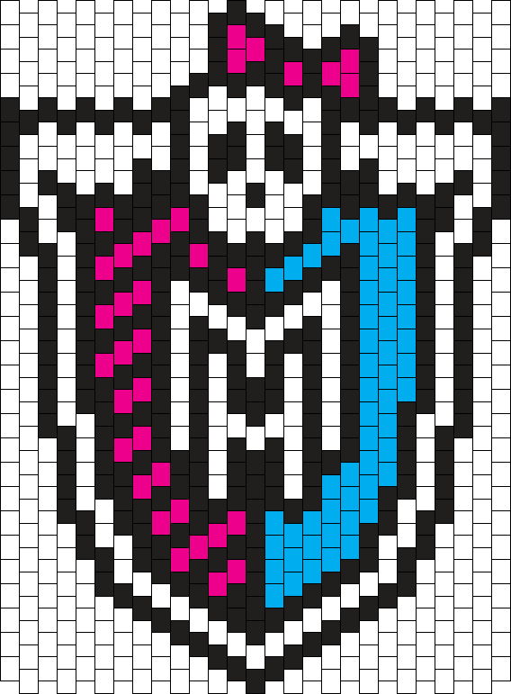 Monster High Crest (With Skull) Pony Bead Patterns | Misc Kandi ...
