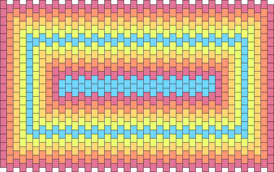Color Palette Panel (for Bags :) ) Pony Bead Patterns | Misc Kandi ...