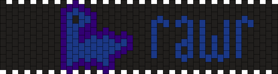 Dinosaur RAWR Pony Bead Patterns | Misc Kandi Patterns for Kandi Cuffs