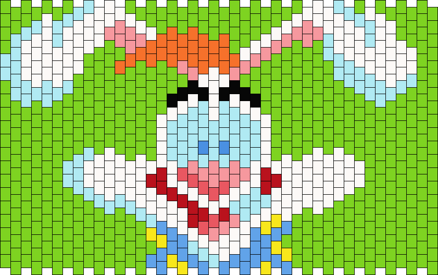 Roger Rabbit 42 X 20 Pony Bead Patterns | Misc Kandi Patterns for Kandi ...