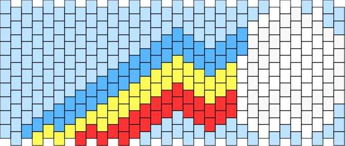 Rainbow Dash Cutie Mark Pony Bead Patterns | Misc Kandi Patterns for ...