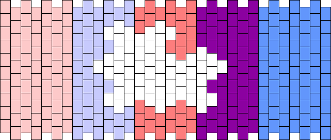 Vylet Pony Puzzle Piece Cuff Pony Bead Patterns | Misc Kandi Patterns ...