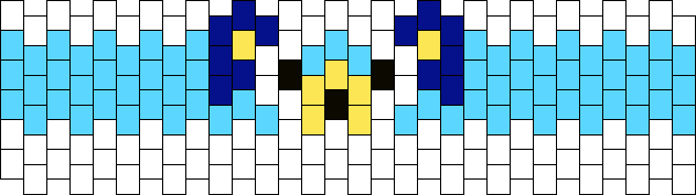 Bluey Cuff Pony Bead Patterns | Misc Kandi Patterns for Kandi Cuffs