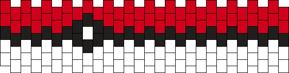 Pokémon Ball Pony Bead Patterns | Misc Kandi Patterns for Kandi Cuffs