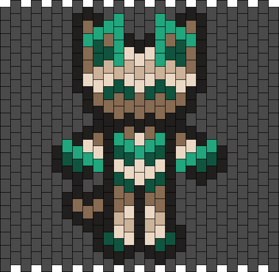 Cat Bug (isopod) Pony Bead Patterns | Misc Kandi Patterns for Kandi Cuffs