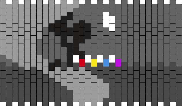 Hawaii Part II Cuff Simplified (Request) Pony Bead Patterns | Misc ...