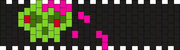 ZOMBIEEEEE Pony Bead Patterns | Misc Kandi Patterns for Kandi Cuffs