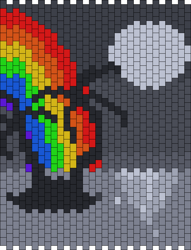 Hawaii: Part II Bag - Front Pony Bead Patterns | Misc Kandi Patterns ...